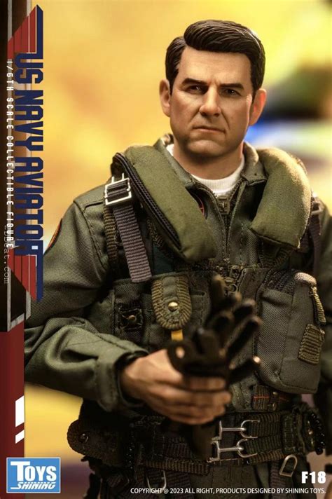 1 6 Scale Shining Toys Us F18 Top Gun Maverik Tom Cruise Collectible Figure 2dbeat