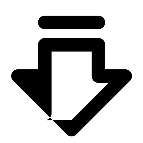 Arrow Fat Line Down Bold Vector SVG Icon SVG Repo