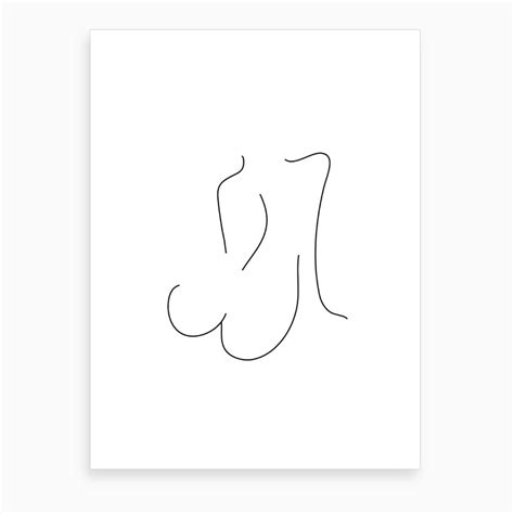 Female Form Art Print Line Art Art Prints Line Art Drawings