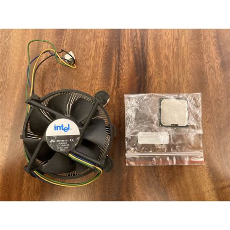 二手 intel core 2 duo E6300 CPU 含風扇 蝦皮購物