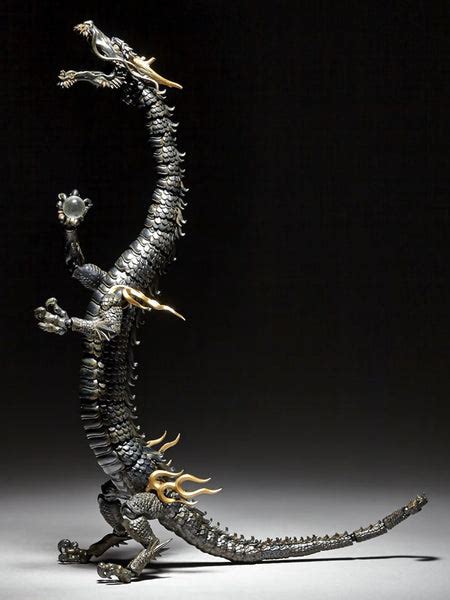 Kt Project Kt 003 Takeya Style Jizai Okimono Ryu Dragon Iron Rust Look