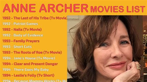 Anne Archer Movies List Youtube