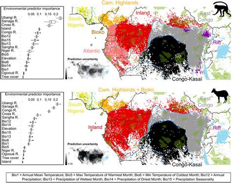 Environmental And Spatial Determinants And Predicted Distribution With Download Scientific