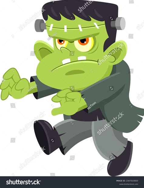 Frankenstein Face Cartoon