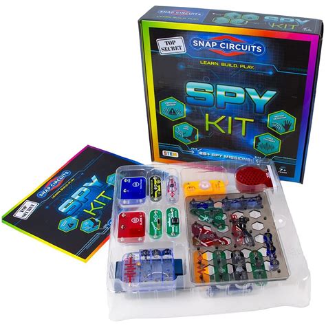 Snap Circuits Spy Kit Diy 25 Circuit Board Spy Missions Build