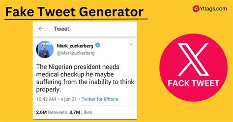 Generate Convincing Fake Tweet Images Yttags