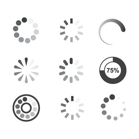 Loading Indicator Icon Vector Illustration Design 30776317 Vector Art