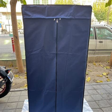 خرید و قیمت کمد برزنتی مدل جالباسی رگال دار با یک قفسه مناسب آویز لباس