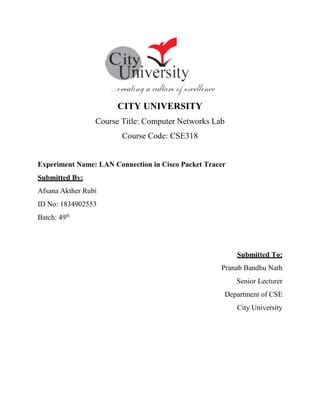 Computer Network Lab PDF