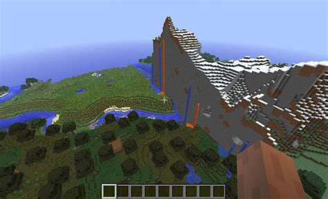 Very Odd Map Generation On Snapshot 13w37a Seed 7803270747610442330 R Minecraft