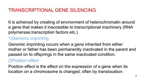 Gene Silencing Pptx