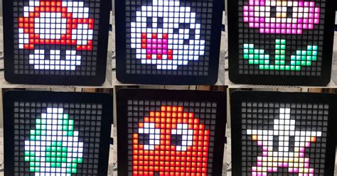 pixel art with 64 led matrix ws2812b by regis download free stl model