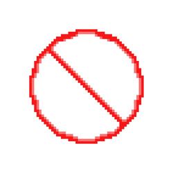 Pixel Red Female Panties And Bra Template Vector Image