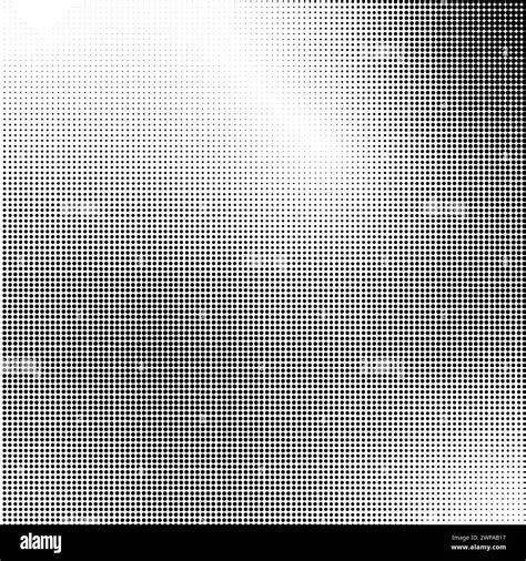 Grunge Halftone Vector Background Halftone Dots Vector Texture Abstract Wave Halftone Black