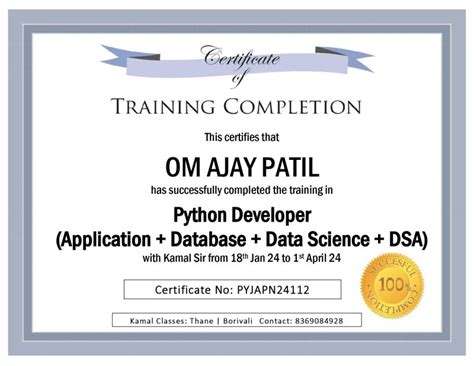Pythondeveloper Dsa Database Careergrowth Learningjourney Om Patil