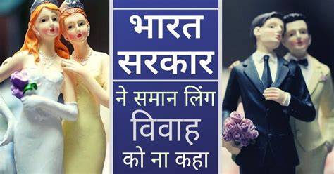 भरत म समलगक ववह क मजर य पजकरण नह सरकर न सपषट कय PGurus Hindi