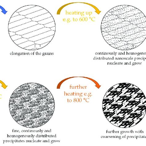Schematic Microstructure Evolution Of A Cusc0 3 And B Cuhf0 7 Due Download Scientific