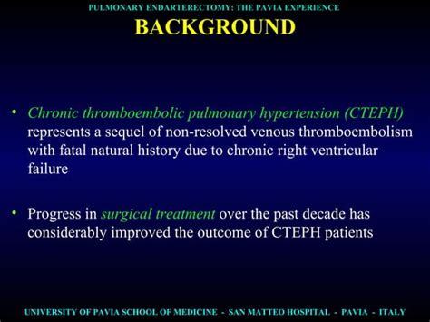 Cteph Surgical And Medical Therapy Cteph Terapia Chirurgica E Medica Ppt Cteph Surgical And Medical Therapy Cteph Terapia Chirurgica E Medica Ppt