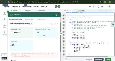 100daysofcode Geeksforgeeks Dsa Codingchallenge Problemsolving