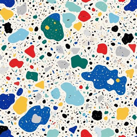 Colorful Terrazzo Pattern Design Premium Ai Generated Image