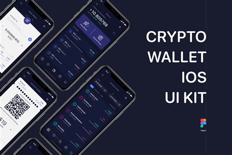 crypto wallet ios ui kit ui kits and libraries ~ creative market