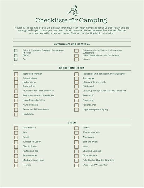 Unsere Ultimative Camping Packliste Für Das Zelten Cgcg