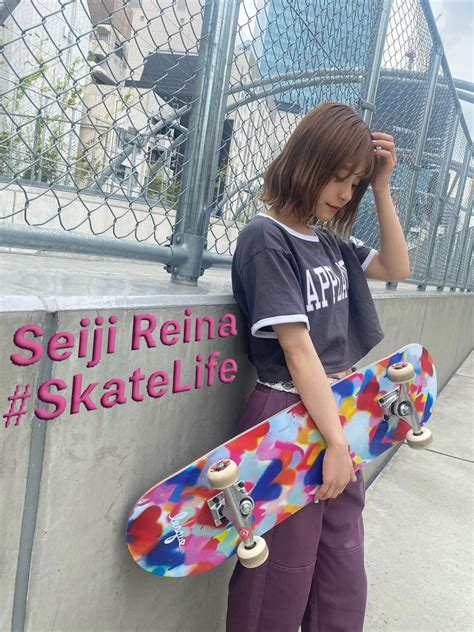 読売スポーツニュース On Twitter スケボーについて連載中の Ngt48の 清司麗菜 さんの写真特集ができました。スケボーに