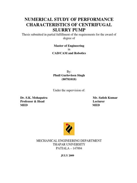 Numerical Analysis Of Pressure And Velocity Distributions Inside An