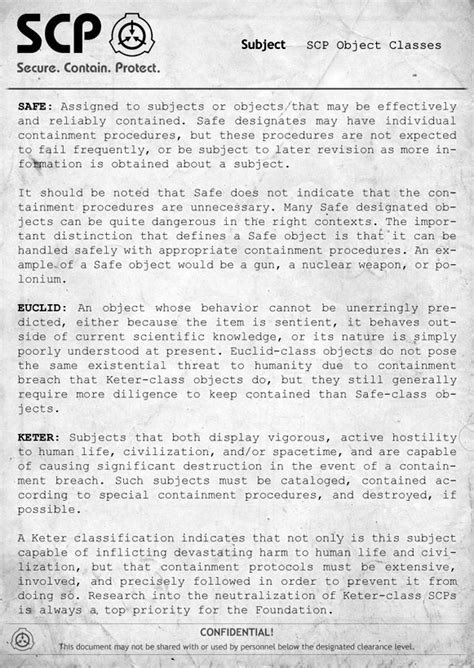 Scp Containment Breach Documents