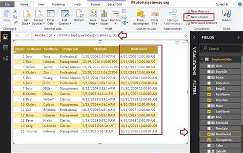 Power BI DAX Date Functions
