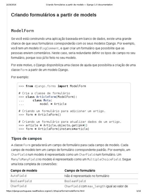 pdf criando formulários a partir de models — django 1 dokumen tips