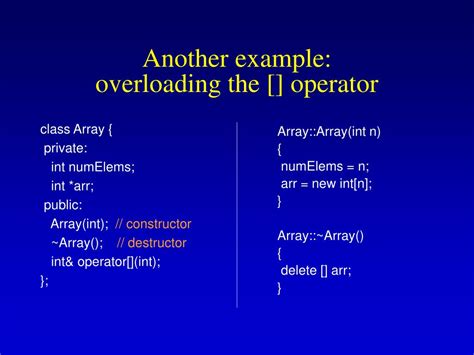 Ppt Operator Overloading Powerpoint Presentation Free Download Id