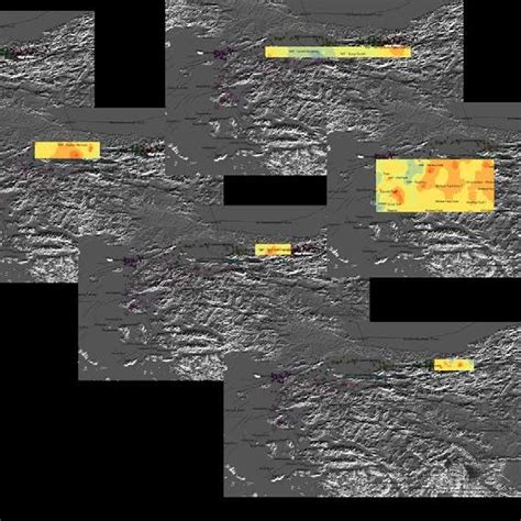 Global Polynomial Interpolation Function Maps Plotted To 6 Different