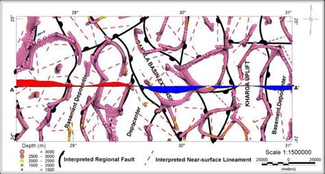 Euler Depth Solution Map For Si Of 00 With The Major Basement Download Scientific Diagram