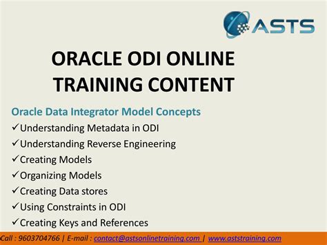 PPT ODI Online Training ODI Training ASTSTraining PowerPoint Presentation ID