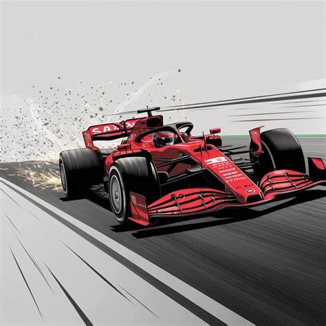 A Modern Racing Car Design With A Supercar Sports Car Formally 1 Car In