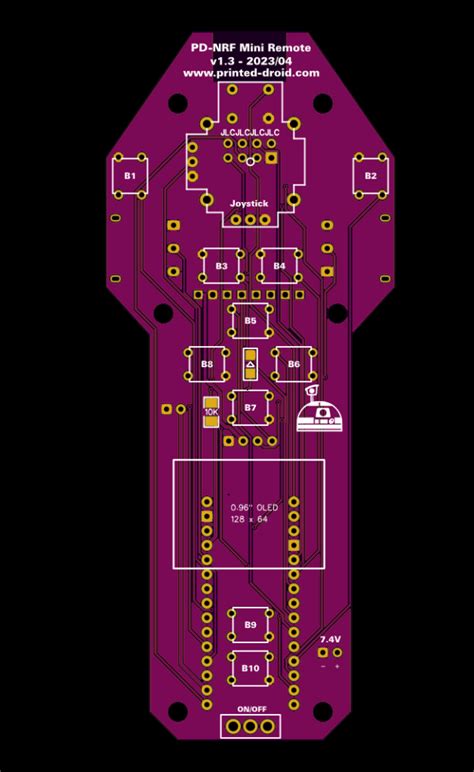PD NRF System Printed Droid