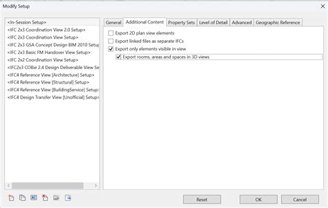 Exporting Ifc Files From Revit Treble Technologies