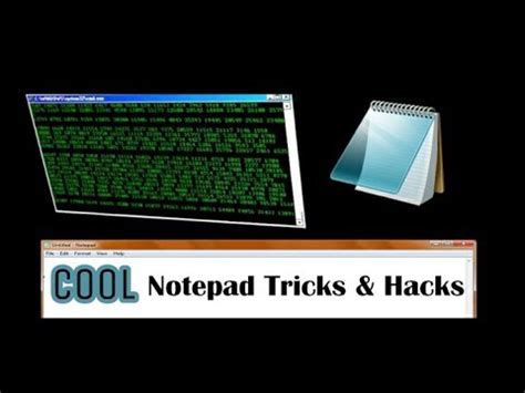 Top Super Cool Notepad Tricks Hacks Commands For Your PC YouTube