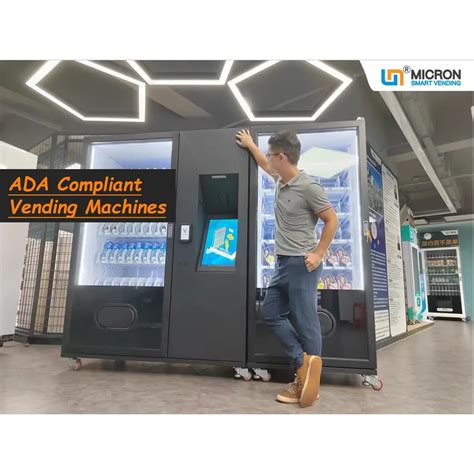 Ada 규격을 준수하는 스낵 및 음료 자동 판매기
