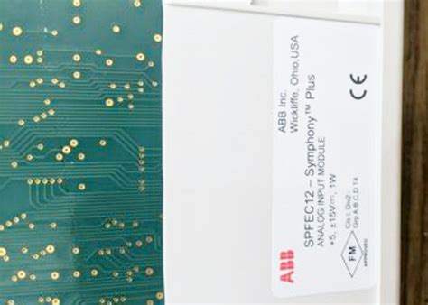 Abb Spfec12 Digital I O Module Module 15ch 4 To 20ma 1 To 5v Analog Input