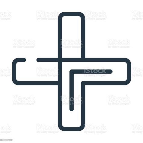 얇은 선 아이콘을 추가합니다 의료 기호 개념 격리 된 윤곽선 기호에서 선형 아이콘을 추가합니다 웹 디자인 및 앱에 대한 벡터 그림 기호 요소입니다 0에 대한 스톡 벡터 아트