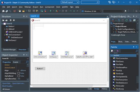 Connect To Salesforce In Delphi Using Unidac