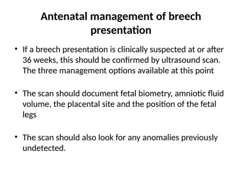 Academic Presentation On Fetal Malpresentation Ppt