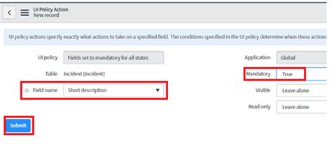 UI Policy