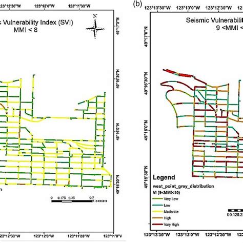 Example Of Seismic Vulnerability Map A Seismic Vulnerability Index Download Scientific