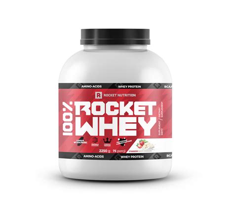 Rocket Nutrition 100% Rocket Whey - 2250g - Sklep Fabryka Siły