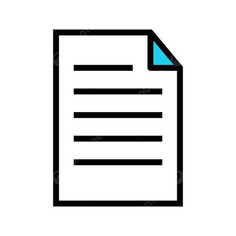 Paper Line Icon Paper Shape Element Vector, Paper, Shape, Element PNG and Vector with ...