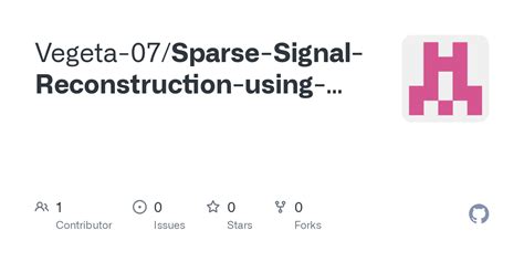 github vegeta 07 sparse signal reconstruction using neural networks