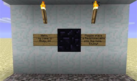 Minecraft Obsidian Generator